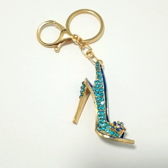 Other | Key Chain 1 Piece Diamondencrusted Womens High Heel Designed ...